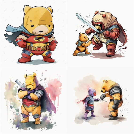 Cartoon Bears That Are Superheros