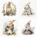 Bunny Mythology and Folklore, Nature and Wildlife Clipart Legendary ...