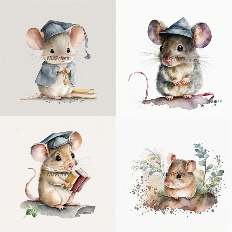 Mouse Earth Day & Environmental Clipart Earth Day Easter - Etsy