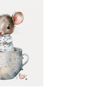 Mouse Baking Clipart, Mouse Bathroom, Chef, Kitchen Cliparts - Adorable ...