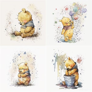 Fantasy Pooh Clipart Bundle Magical Spells, Knight and Castle Themes ...