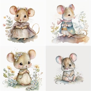 Fairy Tale Mouse Clipart, Fantasy, Farm & Countryside, Fashion Style ...