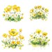 Buttercup Crown Clipart, Yellow Flowers Clipart, Buttercup Flowers ...