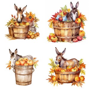 Cute Mule Harvest Food Clipart, Picture for Calendar, Images for Glass ...