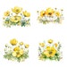 Buttercup Crown Clipart, Yellow Flowers Clipart, Buttercup Flowers ...