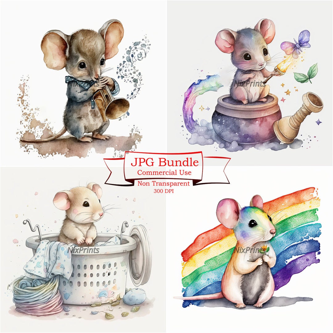 Mouse Jazz 1920s Clipart, Labor Day, Laundry, LGBTQ Pride, Magic ...