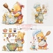 Watercolor Chef Winnie the Pooh Clipart for Baking and Kitchen Themes ...