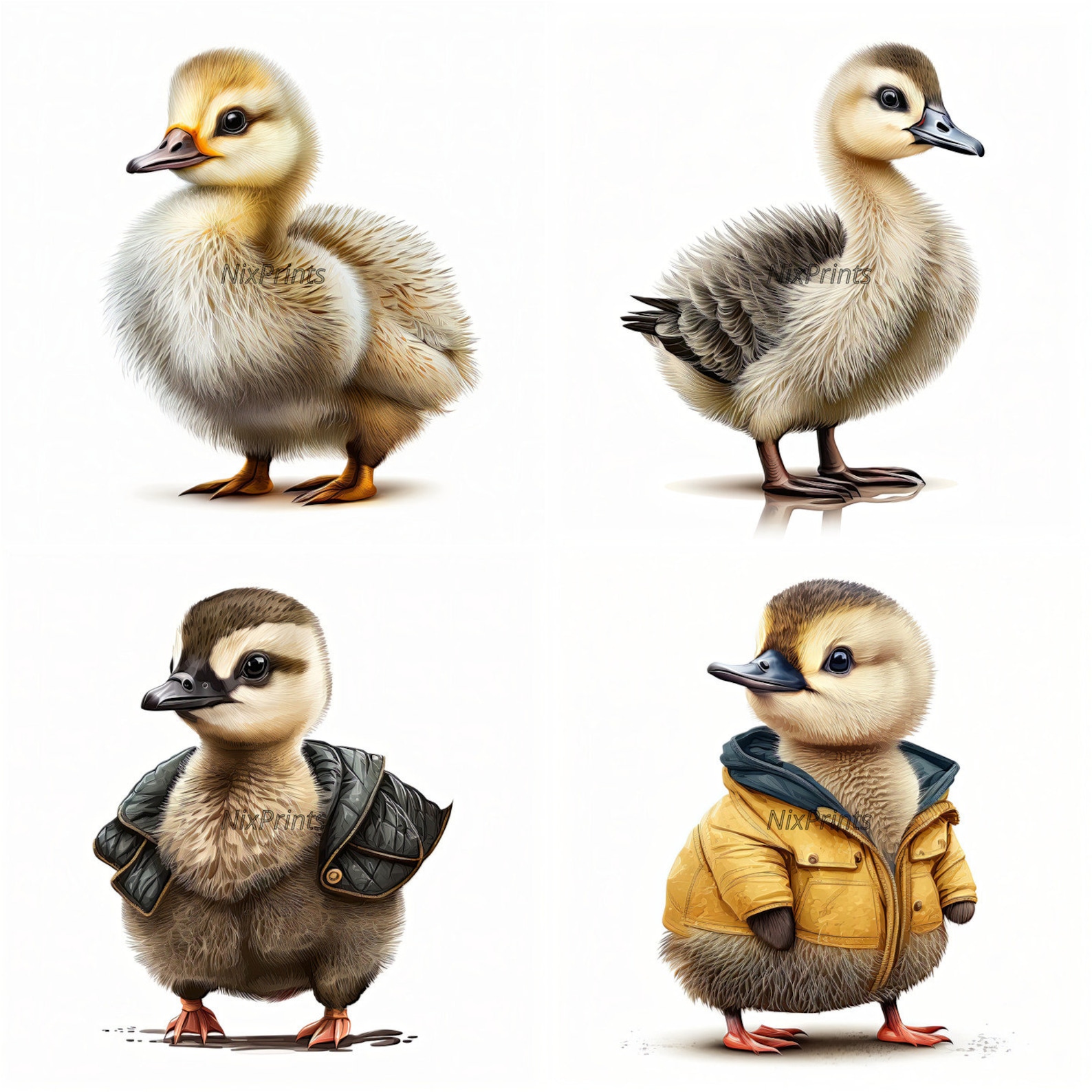 Goose Gosling Clipart for Your Crafting and Design Needs Goos - Etsy