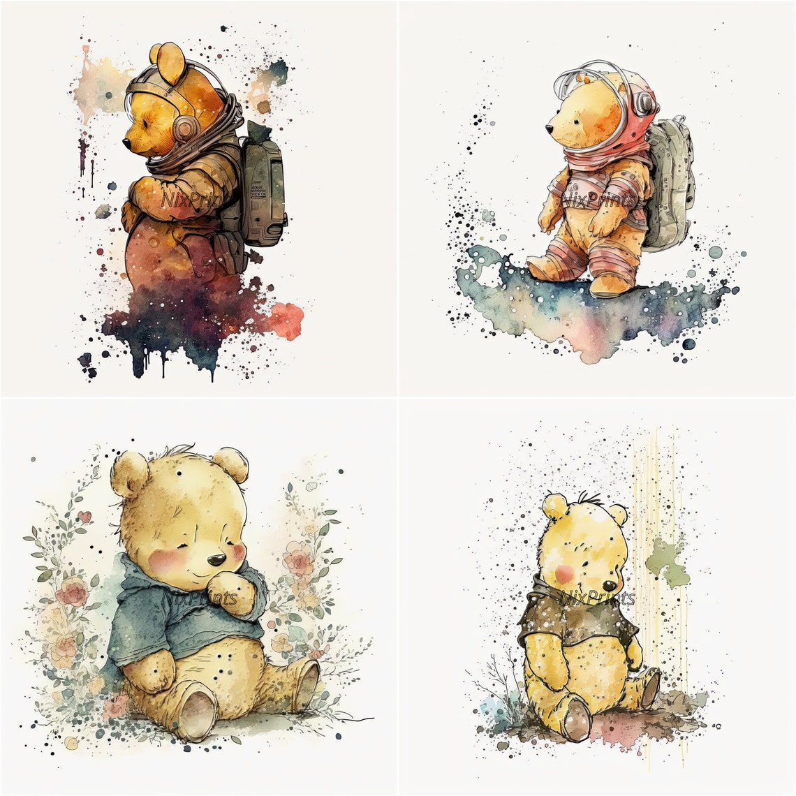 Cute Winnie the Pooh Clipart for Memorial Day Science - Etsy Canada