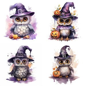 Owl Clipart, Halloween Clipart, Spooky Halloween Costume, Ghost, Witch ...
