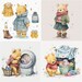 Winnie the Pooh Clipart of Domestic Life, Fashion & Style,bathroom, and ...