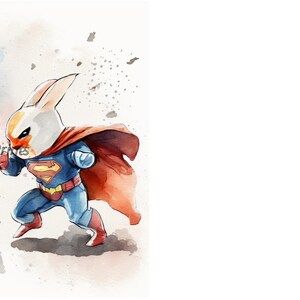 Bunny Superhero & Villain Clipart, Exciting and Dynamic Themes for ...