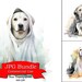 Cute Labrador Retriever Dog Clipart, Spooky Halloween Costume, Ghost ...