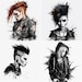 Gothic Punk Art Clipart: A Darkly Beautiful Fusion of Styles, Digital ...