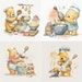 Watercolor Chef Winnie the Pooh Clipart for Baking and Kitchen Themes ...