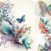 Magical and Whimsical Spring Butterfly Clipart for Commercial Use ...
