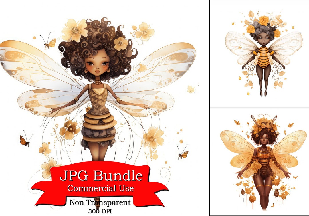 Transformative Bee Clipart, Beautiful Shape Clipart, Art for Study, Jpg ...