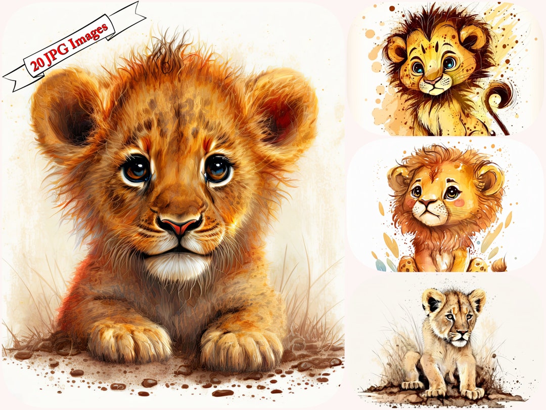 Best Lion Digital Clipart Bundle for Your Next Project - Perfect for ...