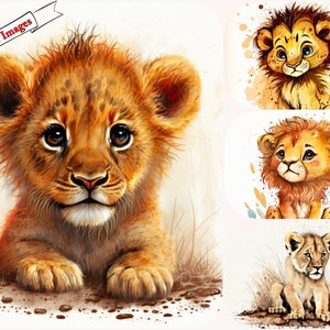 Best Lion Digital Clipart Bundle for Your Next Project - Perfect for ...