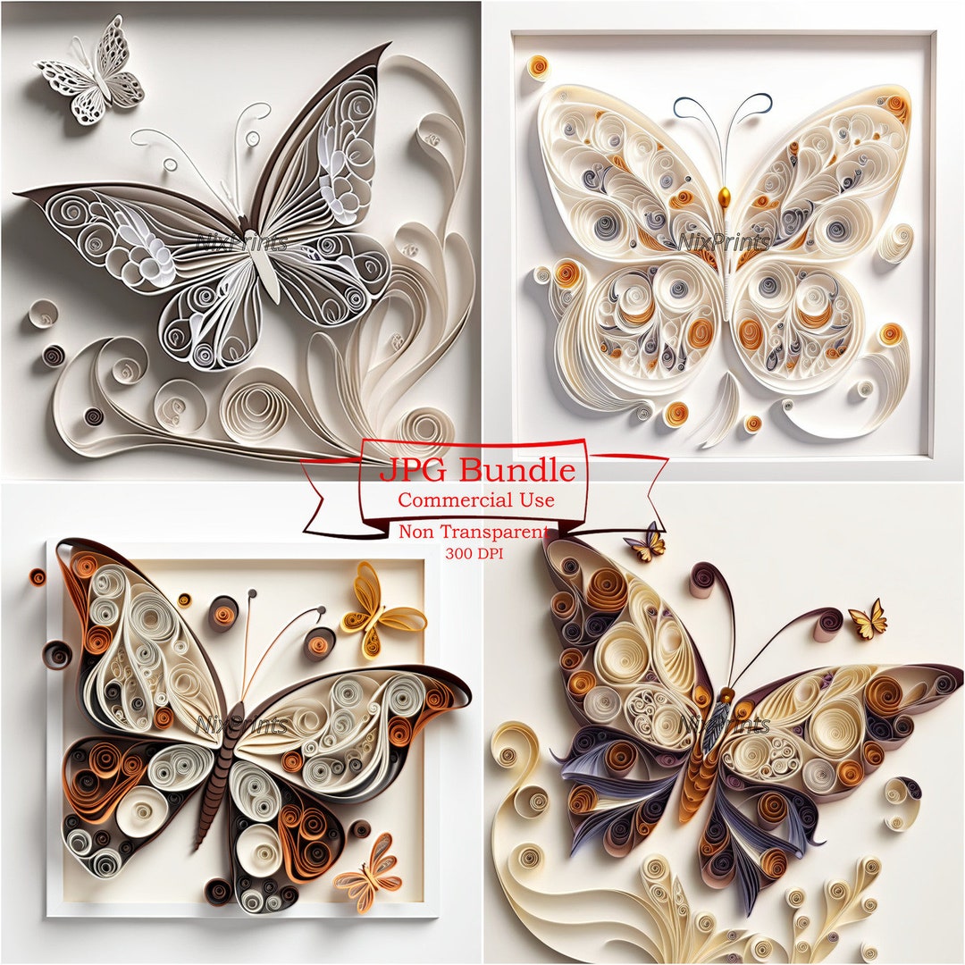 Premium Butterfly Clipart, 300 Dpi Jpgs, Digital Image Downloads for ...
