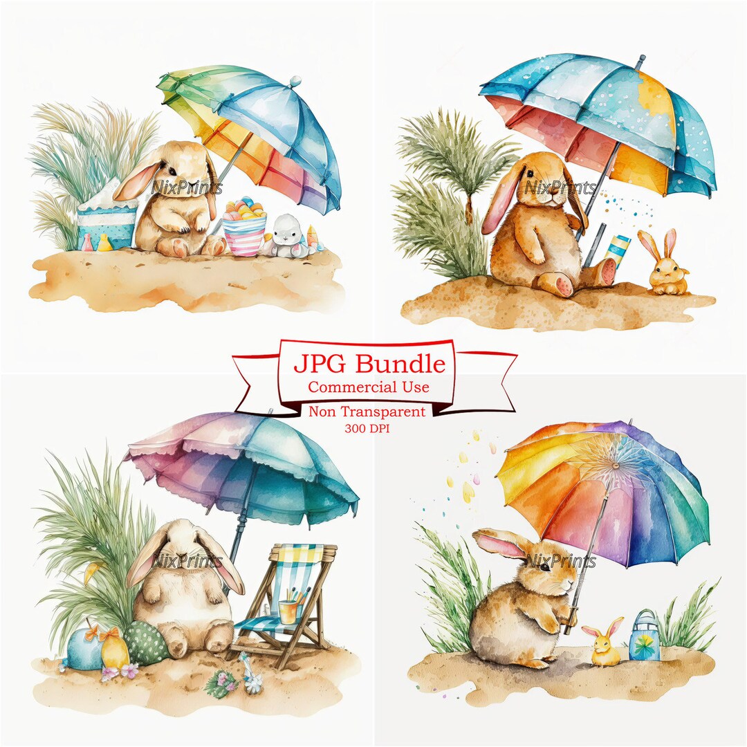 Bunny Beach Vacation, Festival Celebrations, Food Cooking, Happy ...