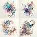 Magical and Whimsical Spring Butterfly Clipart for Commercial Use ...