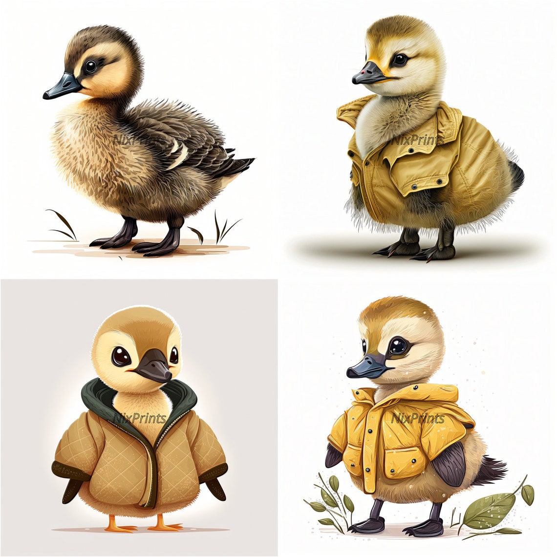 Goose Gosling Clipart for Your Crafting and Design Needs Goos - Etsy