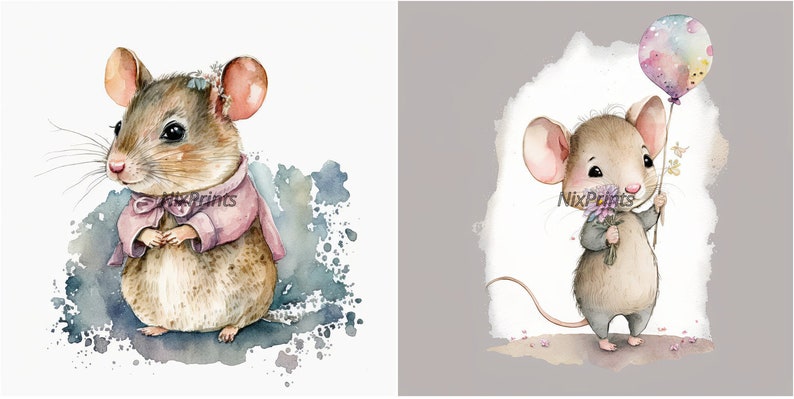 Mouse Independence Day Clipart International Friendship Day - Etsy