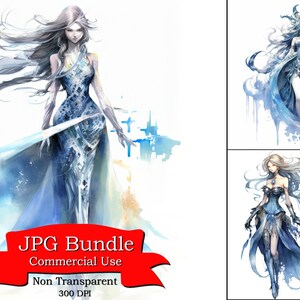 Shiva the Flirtatious Ice Queen Concept Art, Digital Sticker for Dad ...