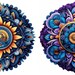 Super Detailed Mandala Clipart Folk Art-inspired Clipart - Etsy