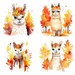 Llama Fall Foliage Clipart, Digital Sticker for Ikea, Poster for Tech ...