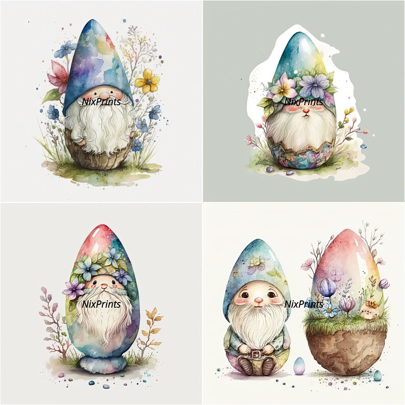 Little Bunny Goon Clipart Bundle Printable High-resolution - Etsy