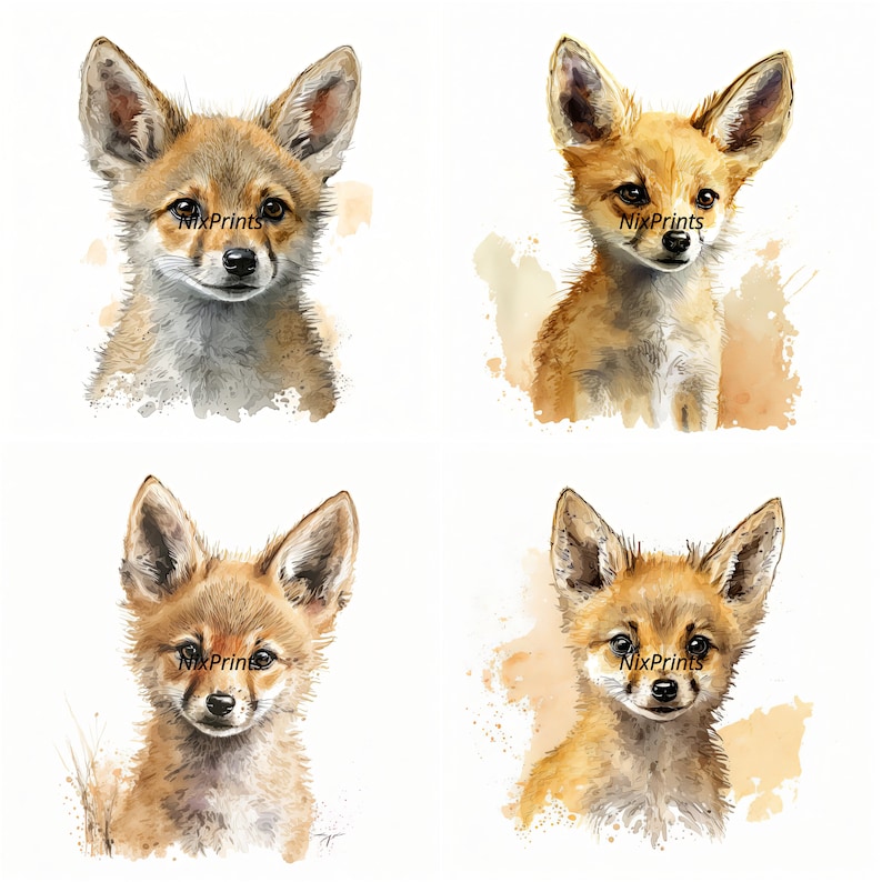 Adorable Clipart Baby Kioti Animal for Crafting - Etsy