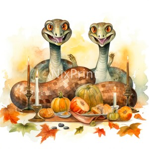 Snake Clipart, Thanksgiving Themes, Family Dinner Scenes Clipart, Art ...