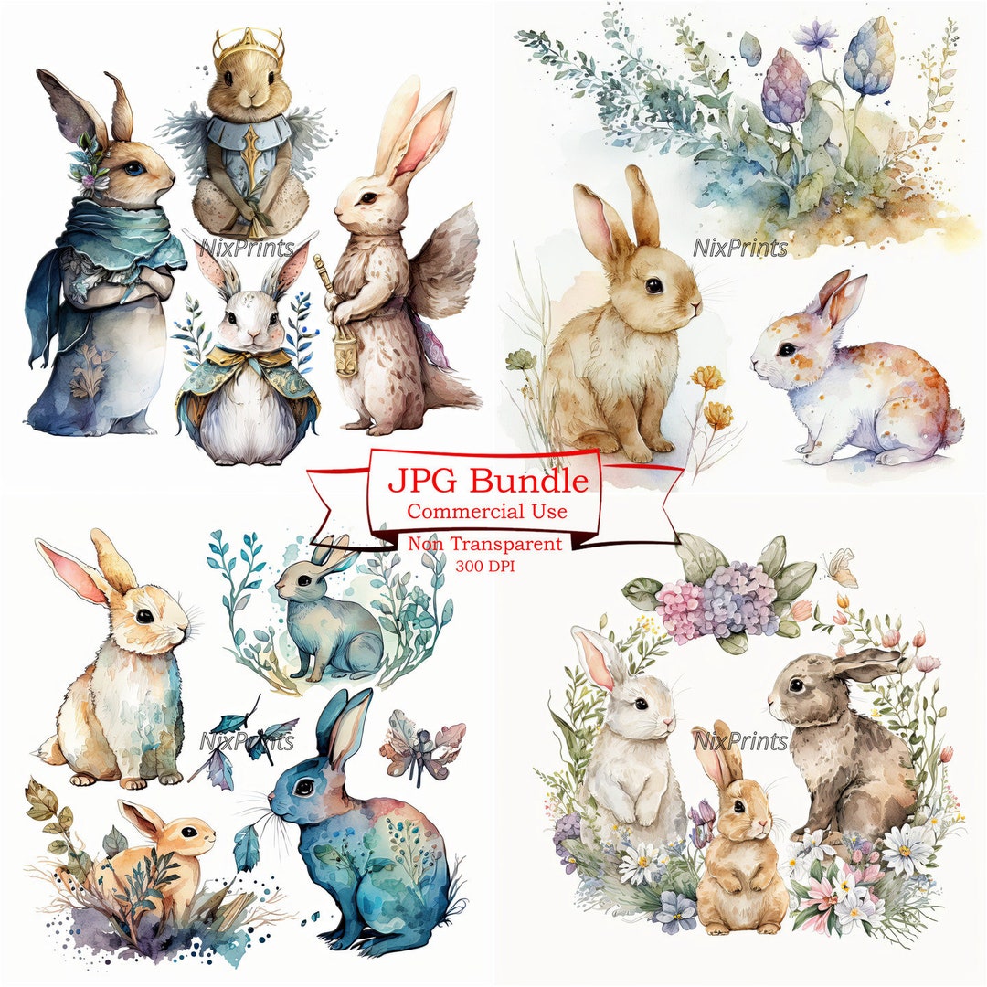 Bunny Mythology and Folklore, Nature and Wildlife Clipart - Legendary ...
