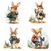 Rabbit Clipart, Tourist Clipart, Dressed as a Tourist, Taking Photos ...