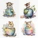 Mouse Earth Day & Environmental Clipart, Earth Day, Easter Celebration ...
