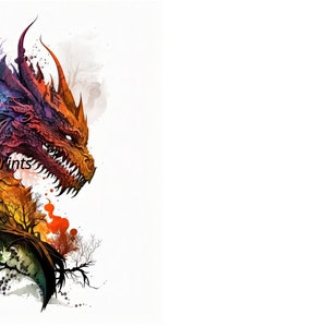 Fantasy Dragon Clipart Designs Bundle Jpg for Sublimation Printing and ...