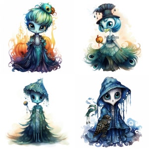 Peacock Clipart, Halloween Clipart, Spooky Halloween Costume, Ghost ...