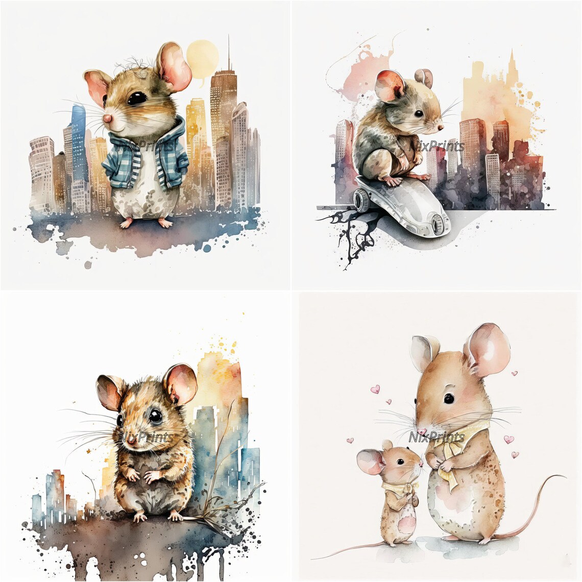 Medieval Mouse Clipart Knight castlememorial Day - Etsy