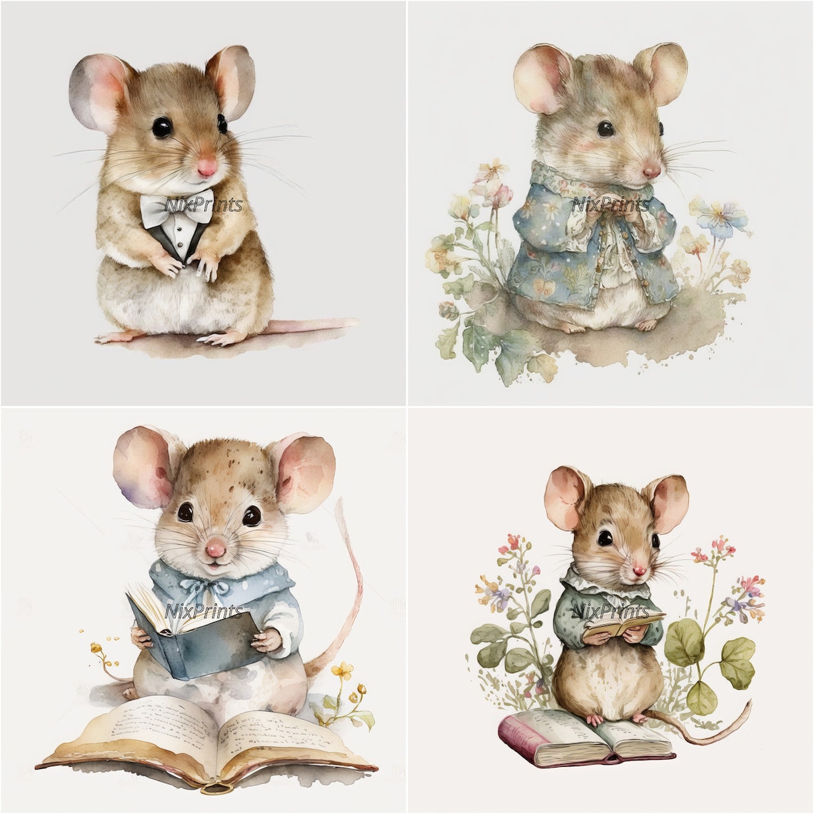 Mouse Circus Clipart Classic Hollywood Glamour Literaturer - Etsy Canada