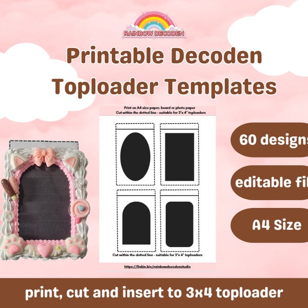 Photocard Holders Decoden - Etsy