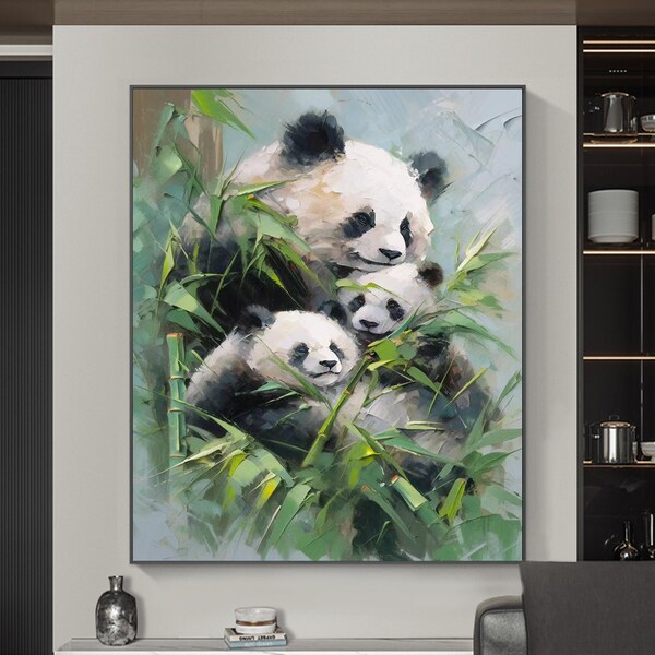 Panda Painting - Etsy
