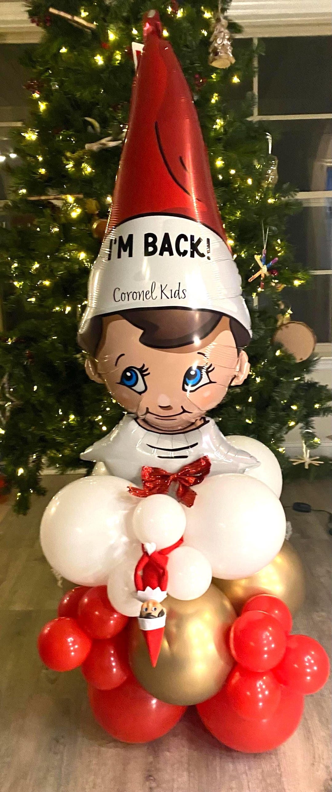 Elf Arrival Balloon Bouquet - Etsy