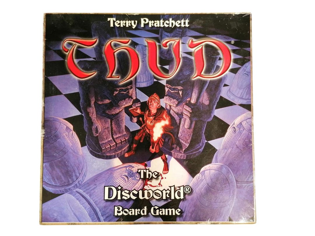 Terry Pratchett Thud Discworld Board Game Vintage 2005 100% Complete ...