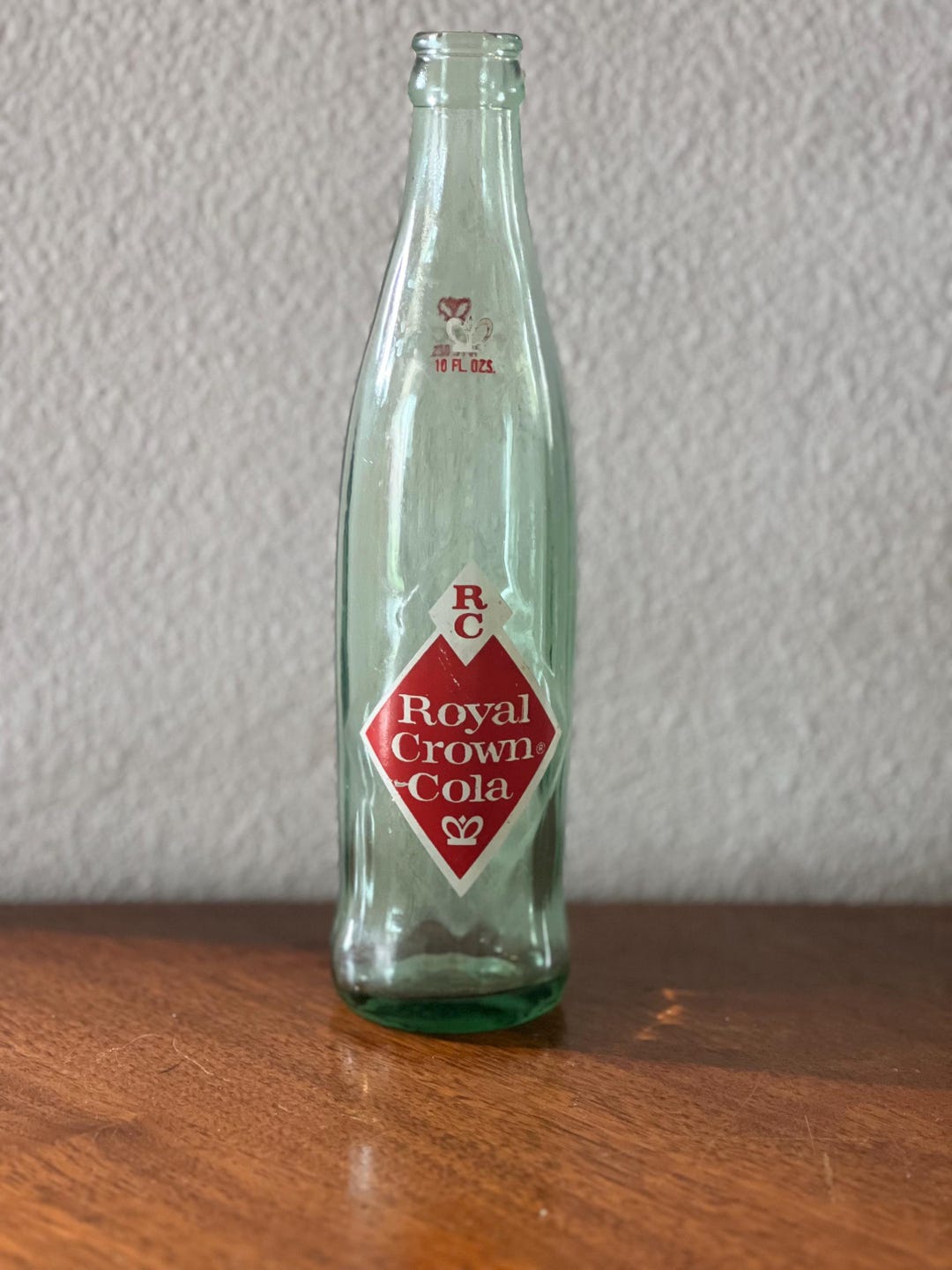Vintage Collectible RC Royal Crown Cola Diamond Glass Bottle. - Etsy