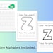 Alphabet Worksheets, Tracing, Coloring, Printable, Letters, Preschool ...