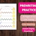 Prewriting Worksheets, Line Tracing, Color Matching, Preschool ...