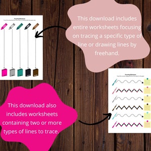 Prewriting Worksheets, Line Tracing, Color Matching, Preschool ...