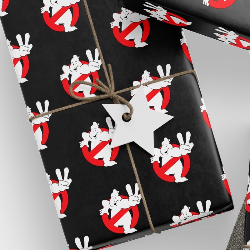 Ghostbuster Wrapping Paper - Etsy
